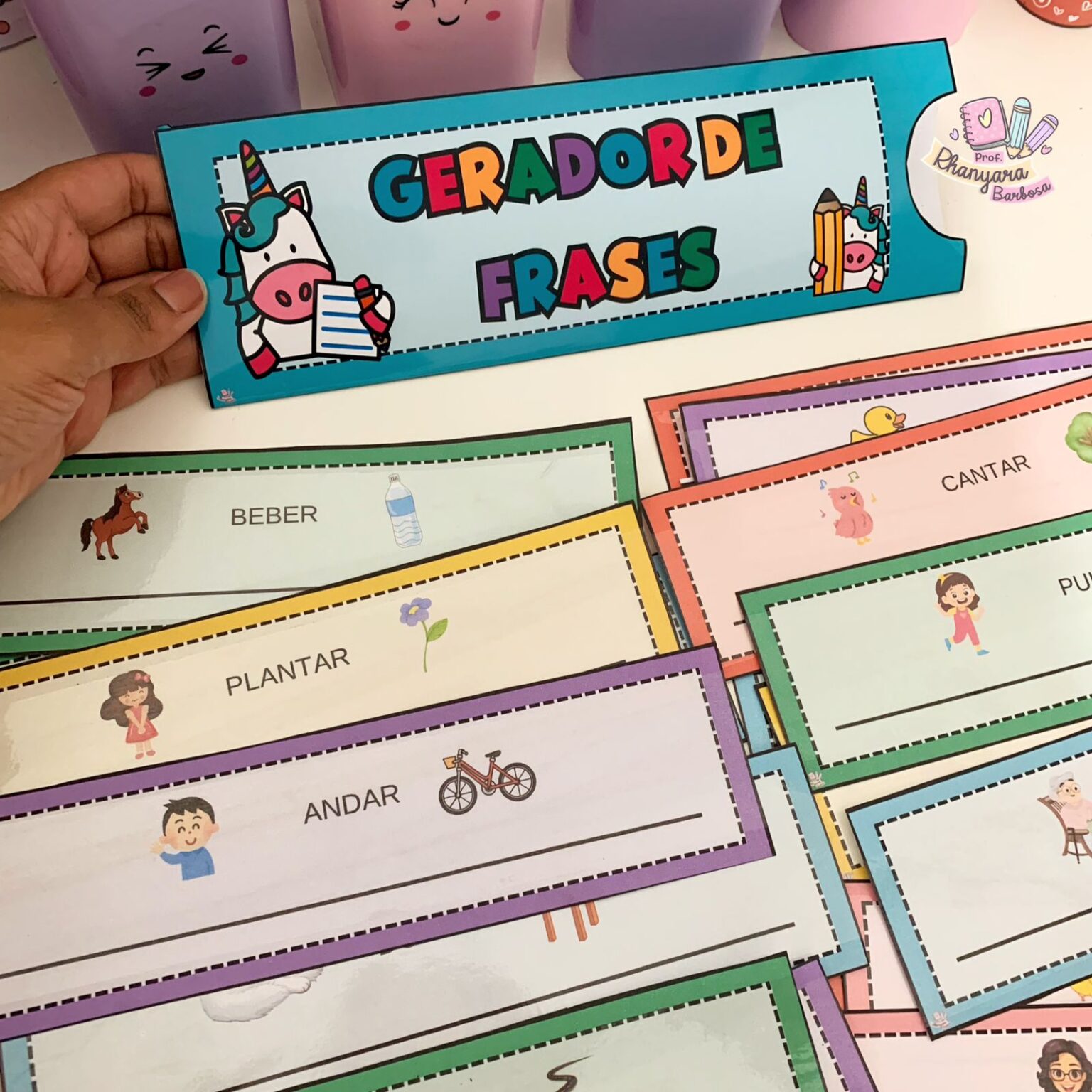 GERADOR DE FRASES - Prof. Rhanyara Barbosa